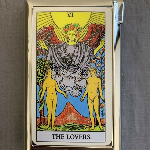 tsc | Accessories | Cool Lovers Tarot Card Cigarette Case With Built In ...
